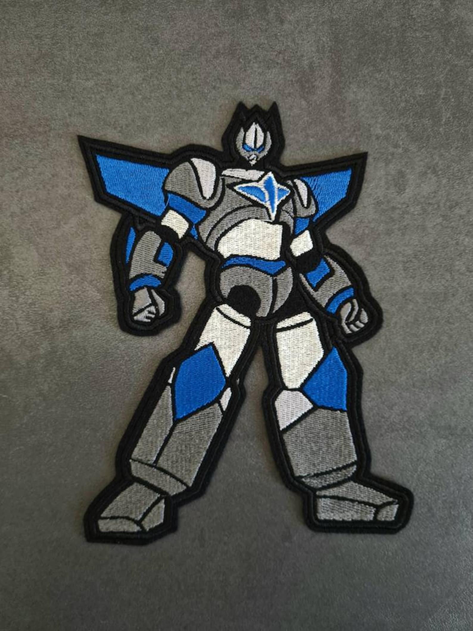 Blue Robot, Patch, Embroidery - Etsy