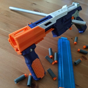 Super Special SPAMF v1.2 Nerf Falconfire Mod Kit .STL Files Toy Foam ...