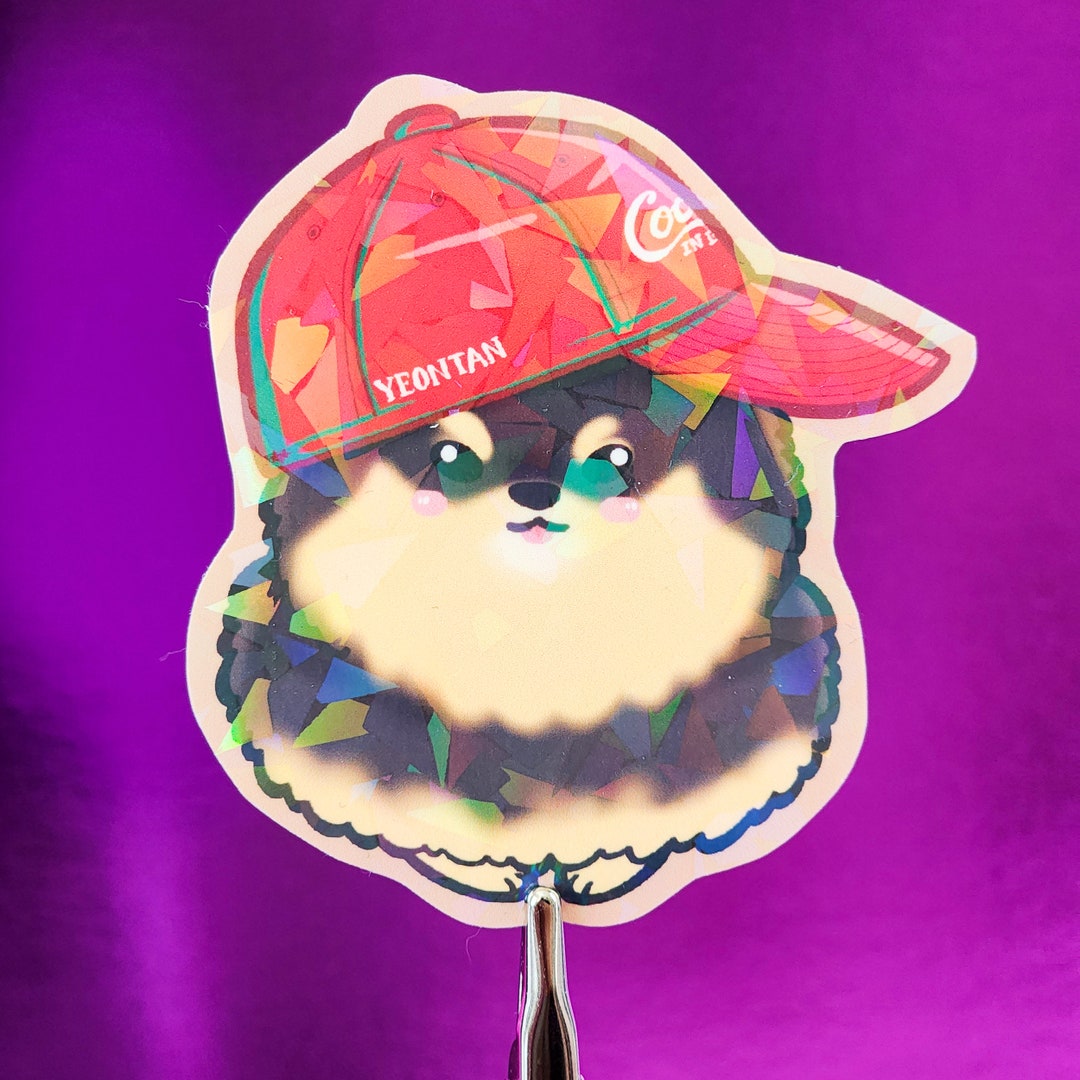Yeontan Debut | Vinyl Hologram Sticker - Etsy