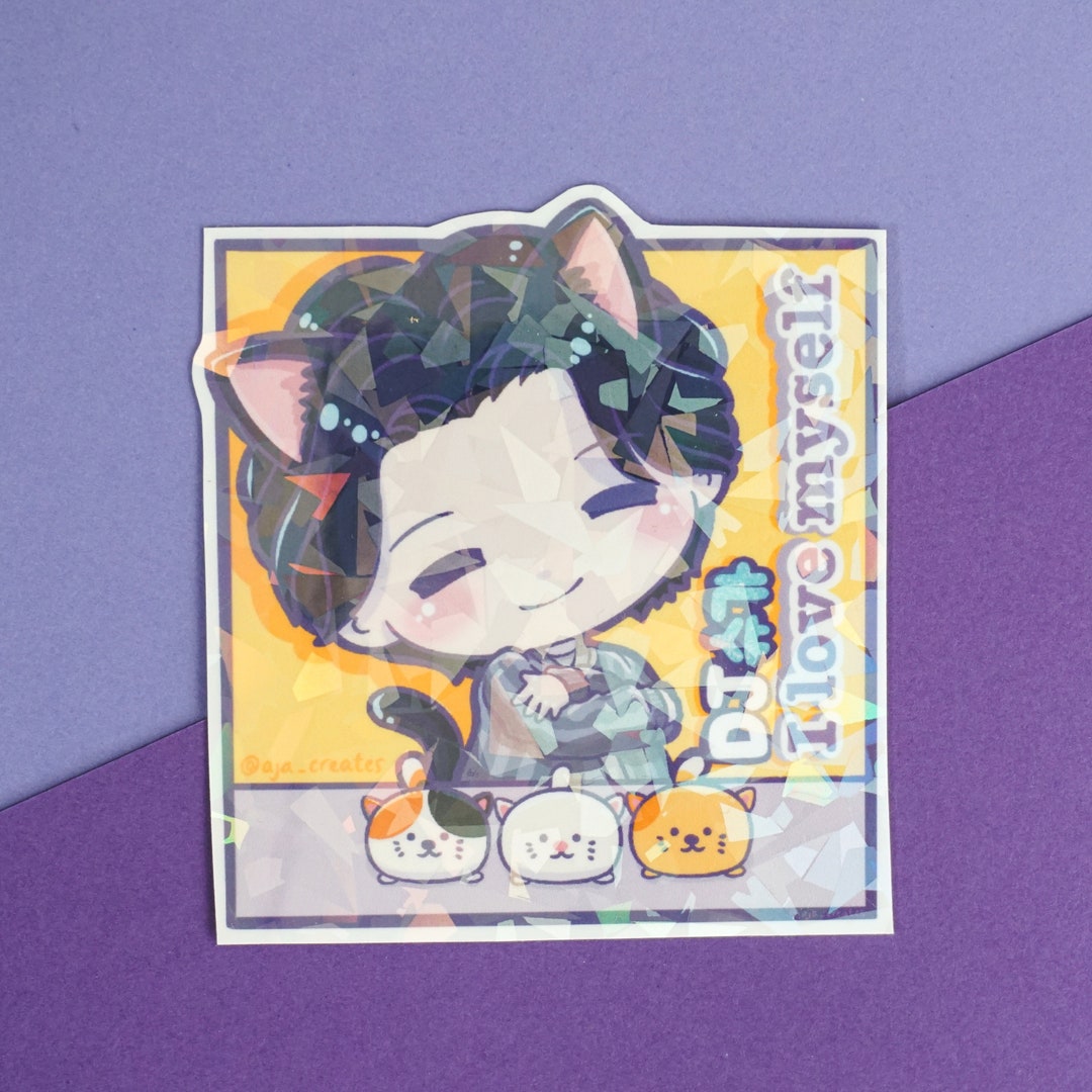 DJ Suga I Love Myself Vinyl Sticker | Hologram - Etsy