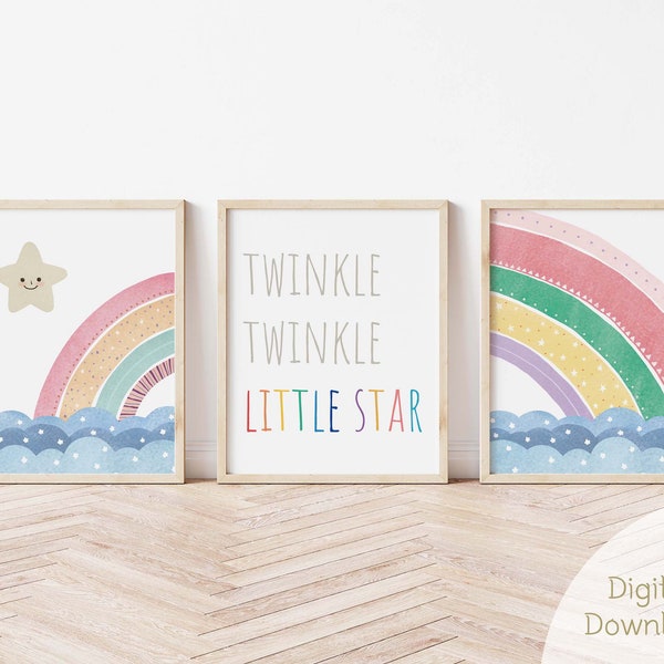 Star Nursery Art - Etsy