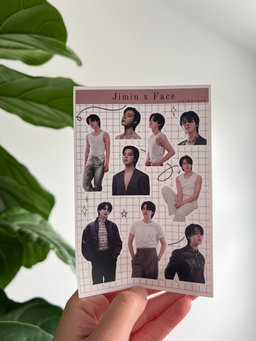 JM X FACE Sticker Sheet || 4x6" MATTE - Etsy