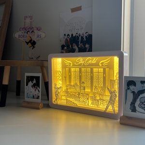 BTS Stay Gold LED Lightbox || 3D Papercut Lightbox || Shadow Box ...