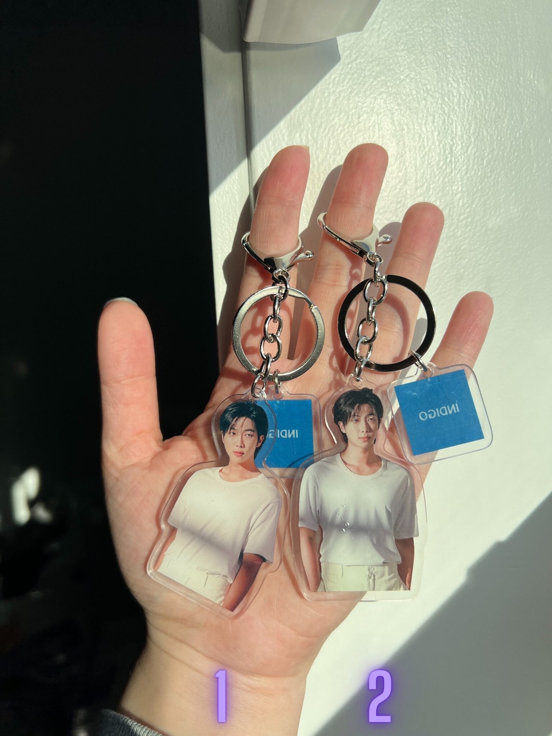 RM INDIGO Keychains || Perfect for Your Keys, Book Bag, Etc - Etsy