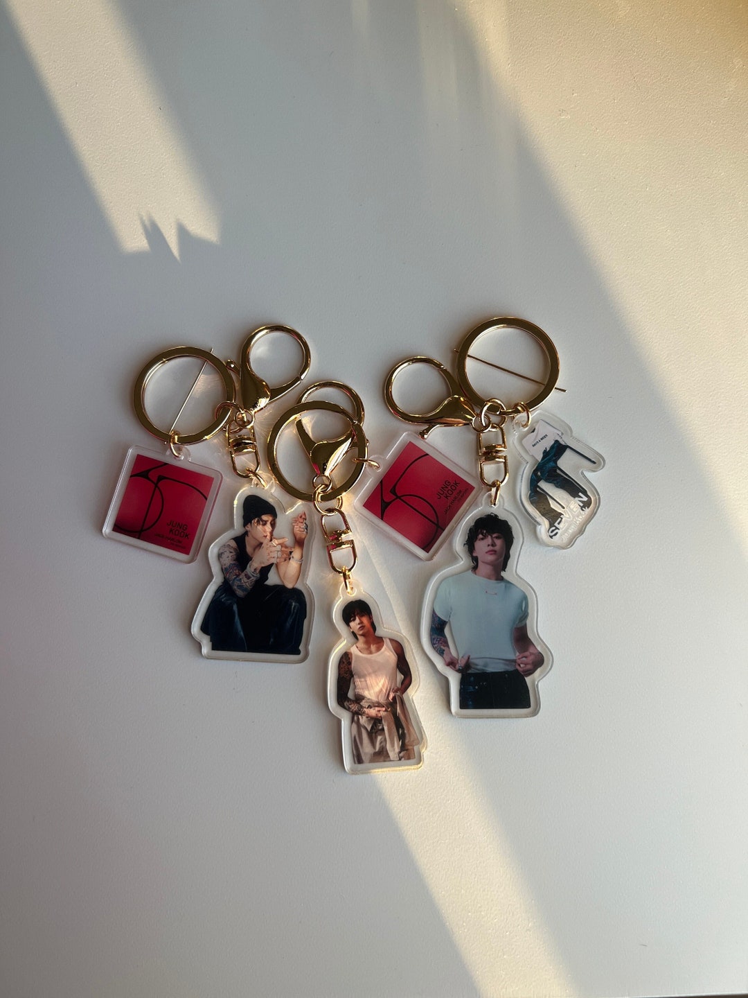 BTS JK With His Tatts Showing Keychains || 3 Different Kinds to Choose ...