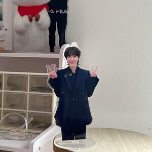 Hobi in Black Suit Standee, Hobi With Peace Signs Standee, Hobi With ...