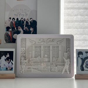 BTS Stay Gold LED Lightbox || 3D Papercut Lightbox || Shadow Box ...