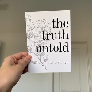 BTS the Truth Untold Art Print for Decorating Room Wall || Aesthetic ...