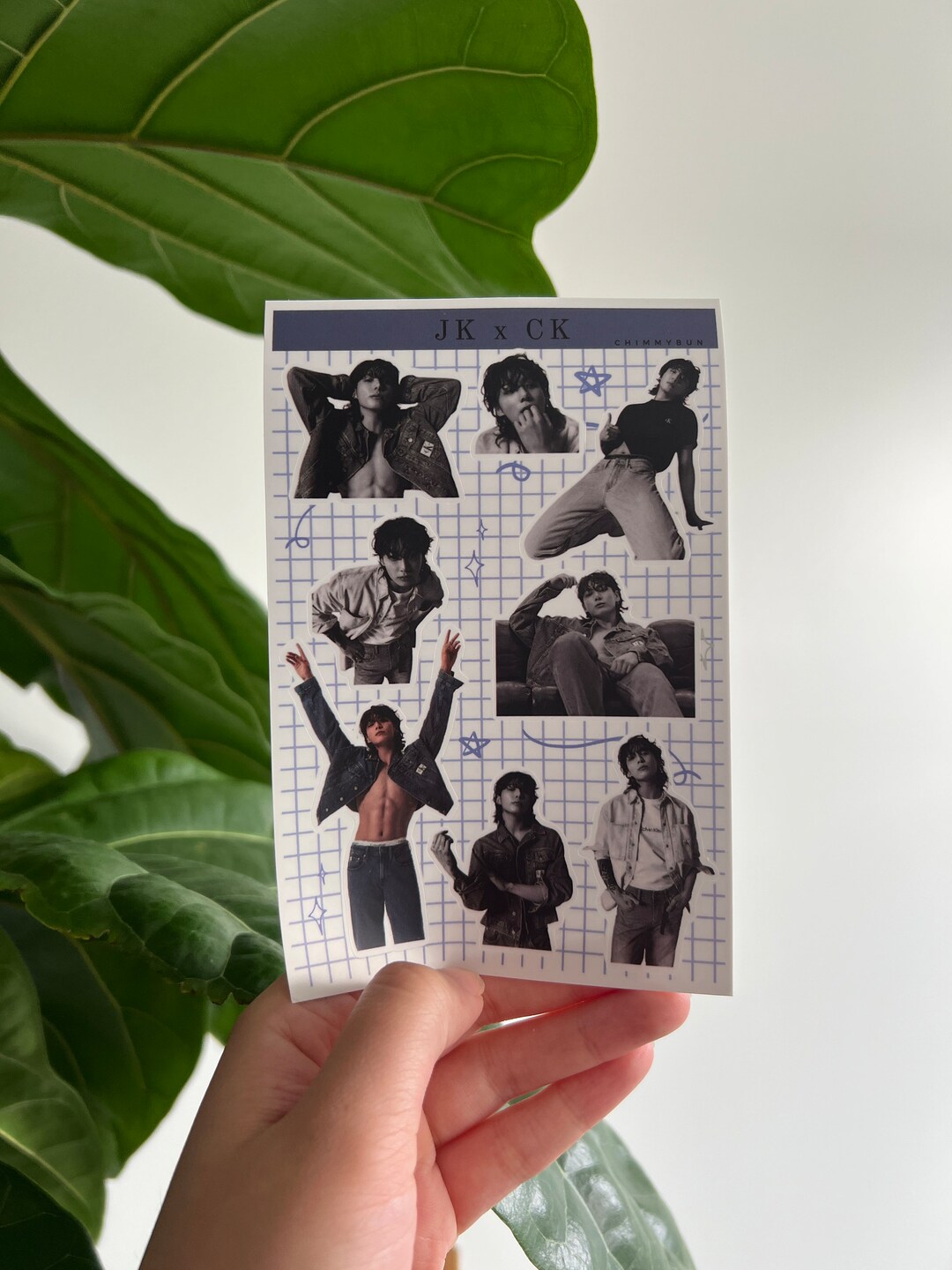 JK X CK Photoshoot Sticker Sheet || 4x6" MATTE - Etsy