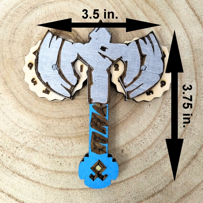 Axe Hit Point Counter, Life Counter, HP Tracker - Etsy