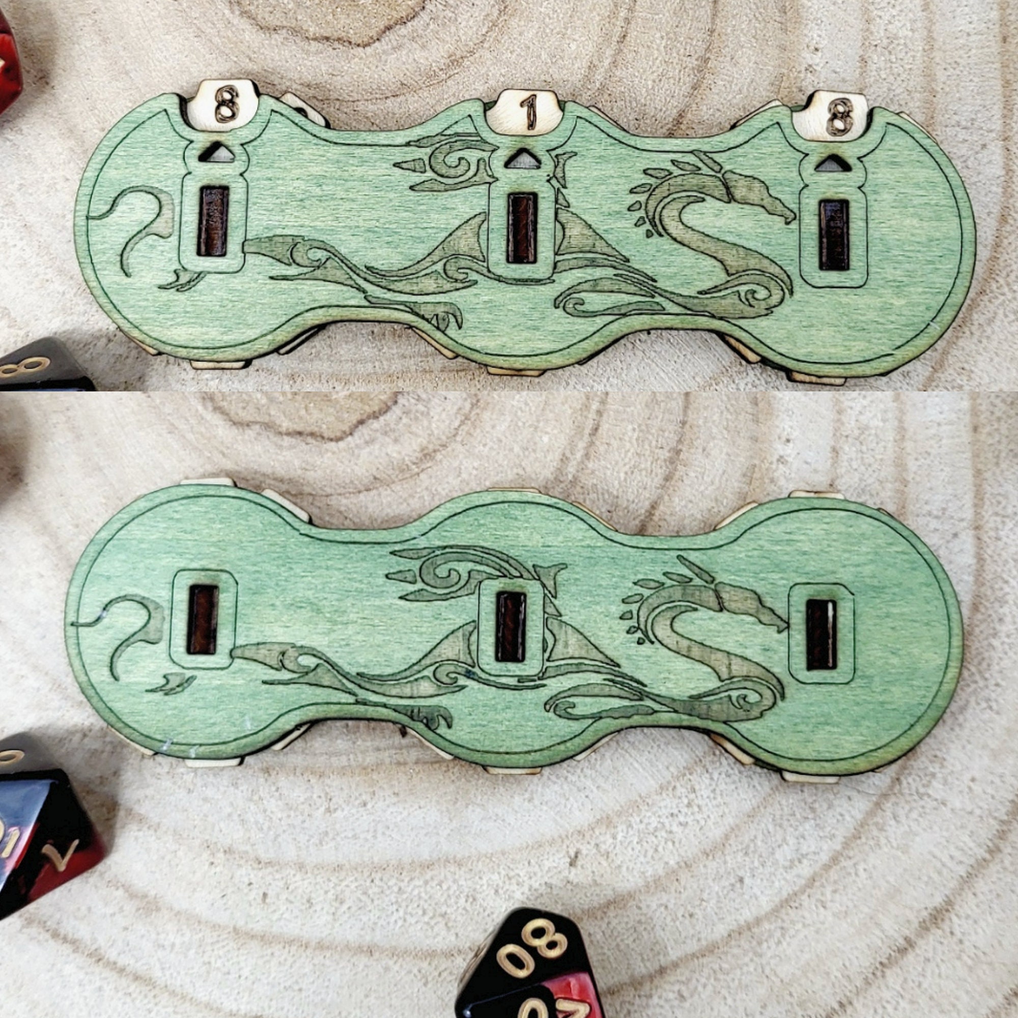 Triple Hit Point Counter, Life Counter, HP Tracker - Etsy