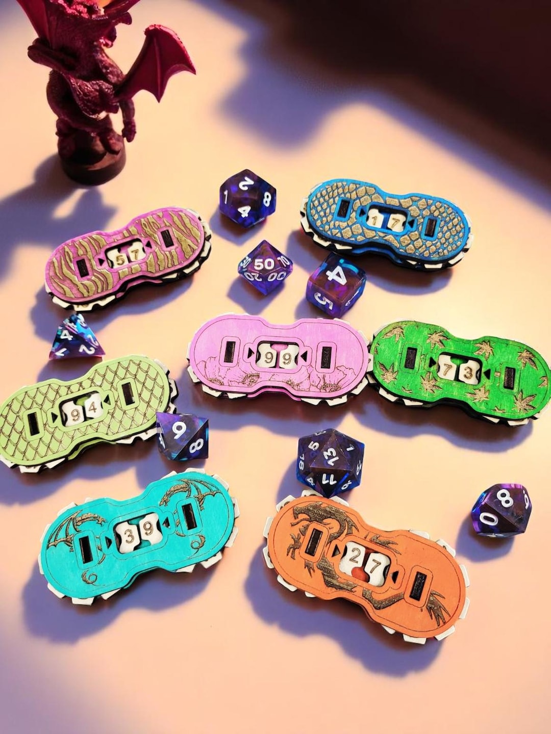 Hit Point Counter, Life Counter, HP Tracker **new Patterns Added** - Etsy