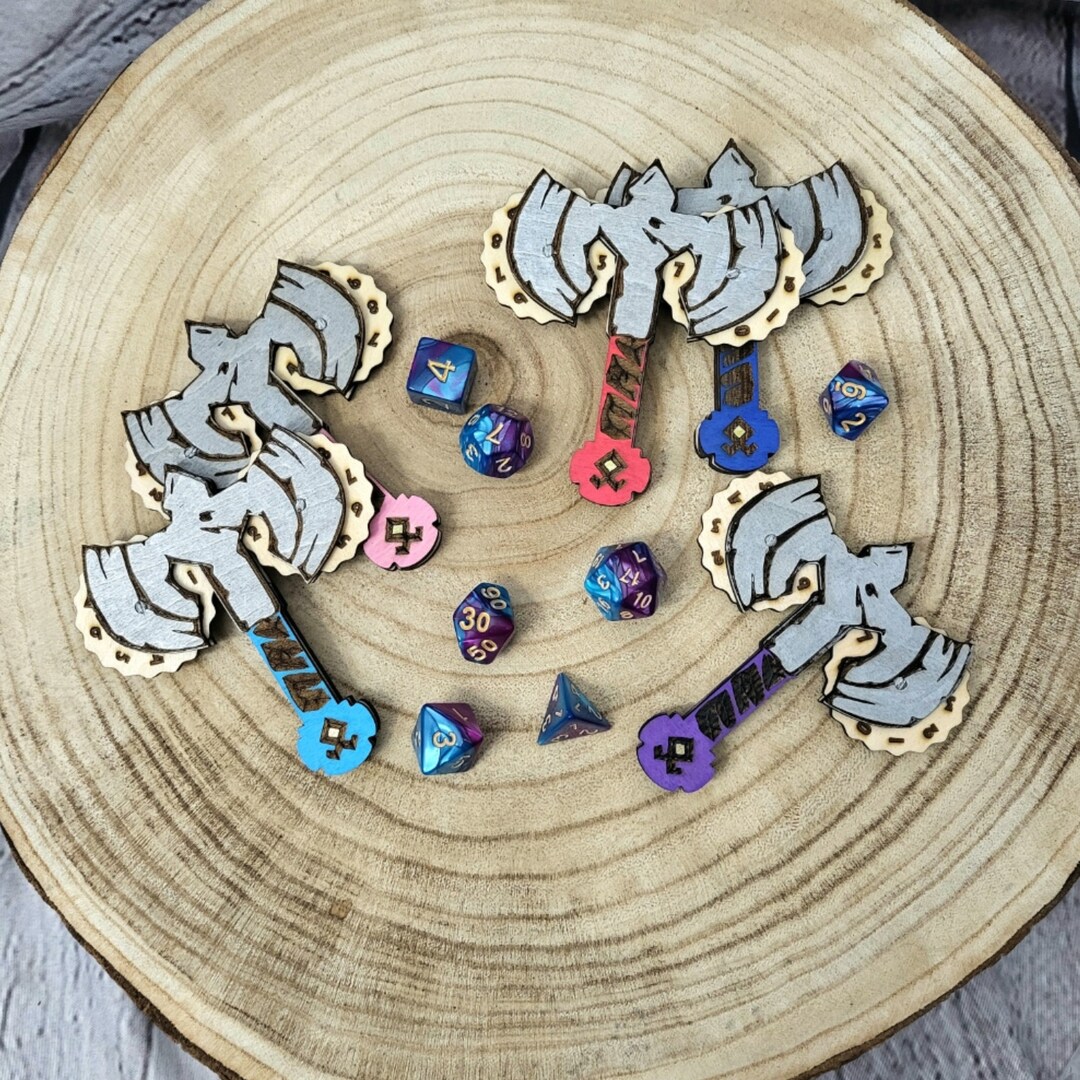 Axe Hit Point Counter, Life Counter, HP Tracker - Etsy