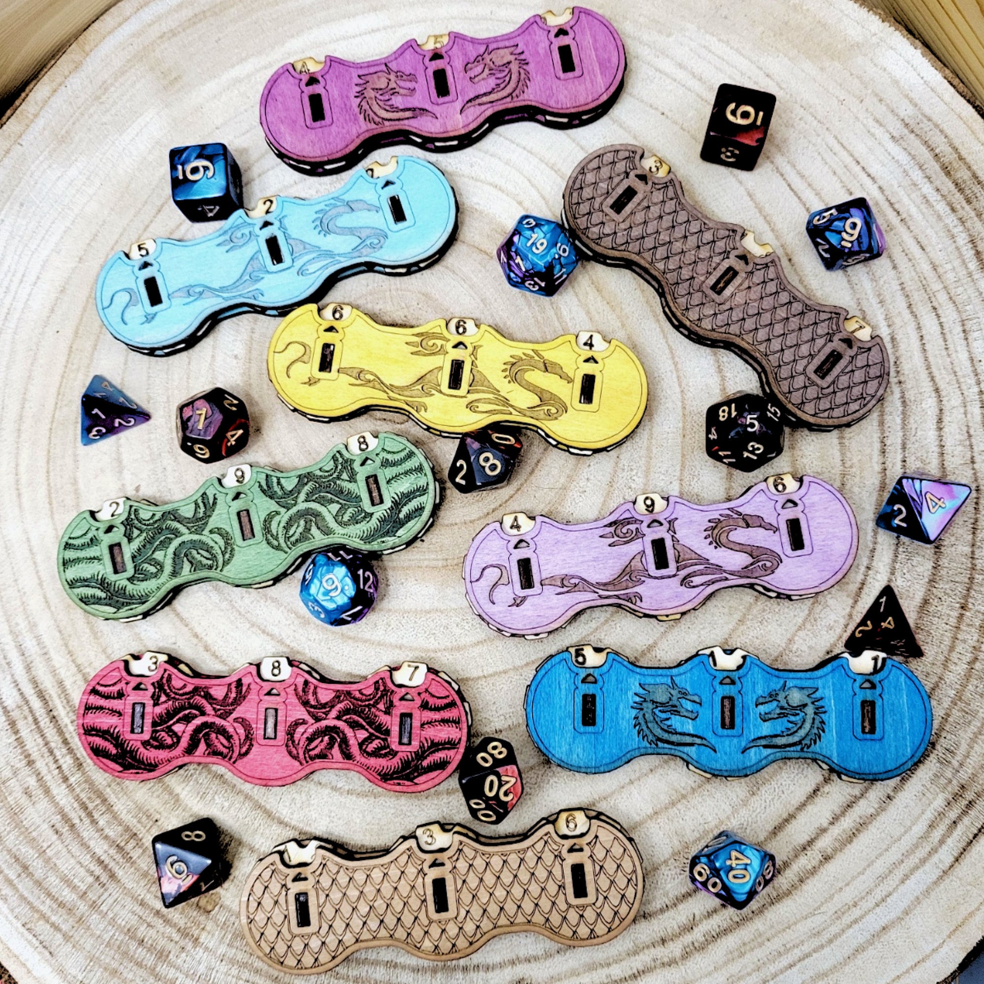 Triple Hit Point Counter, Life Counter, HP Tracker - Etsy