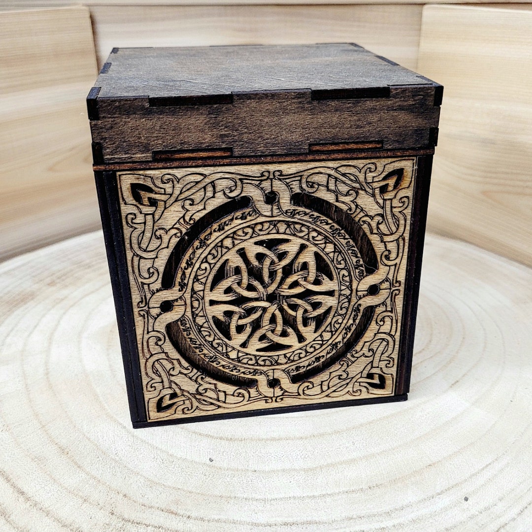 Celtic Box, Hinged Top Box - Etsy