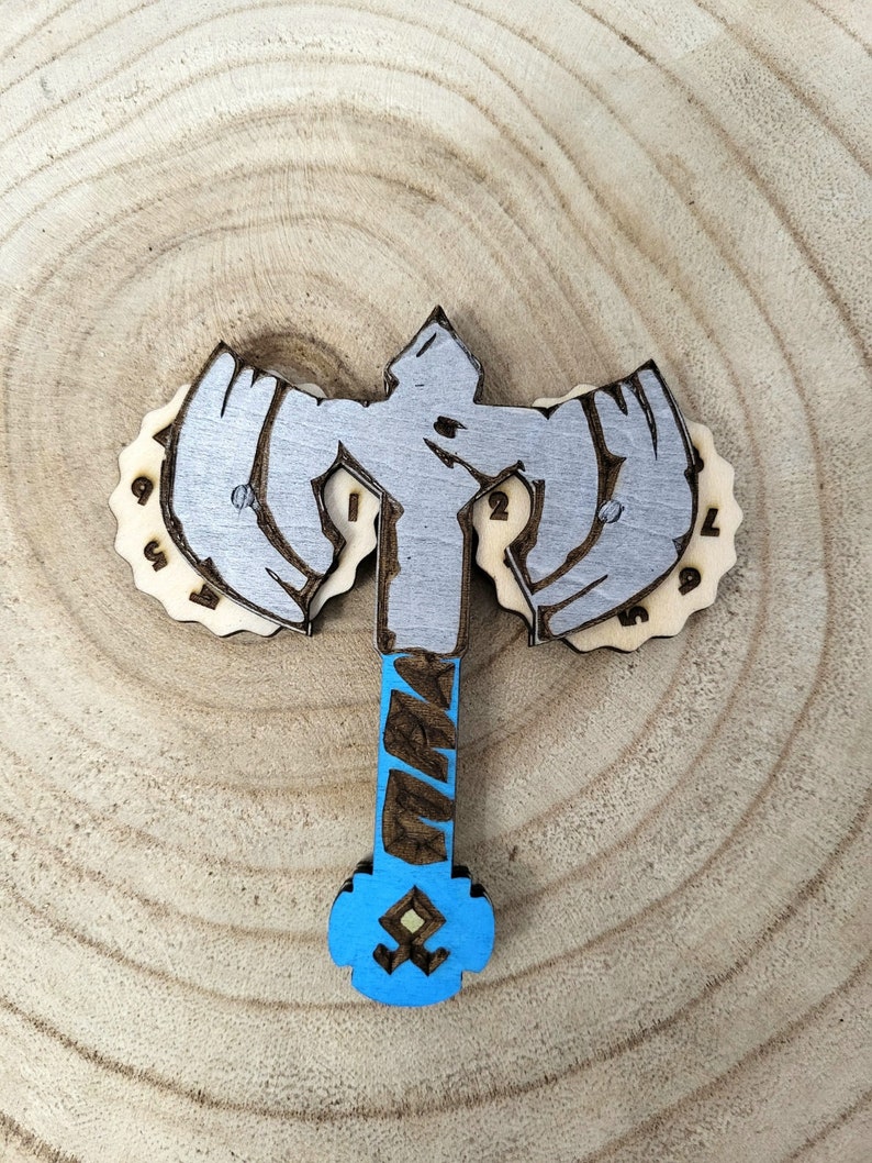 Axe Hit Point Counter, Life Counter, HP Tracker - Etsy