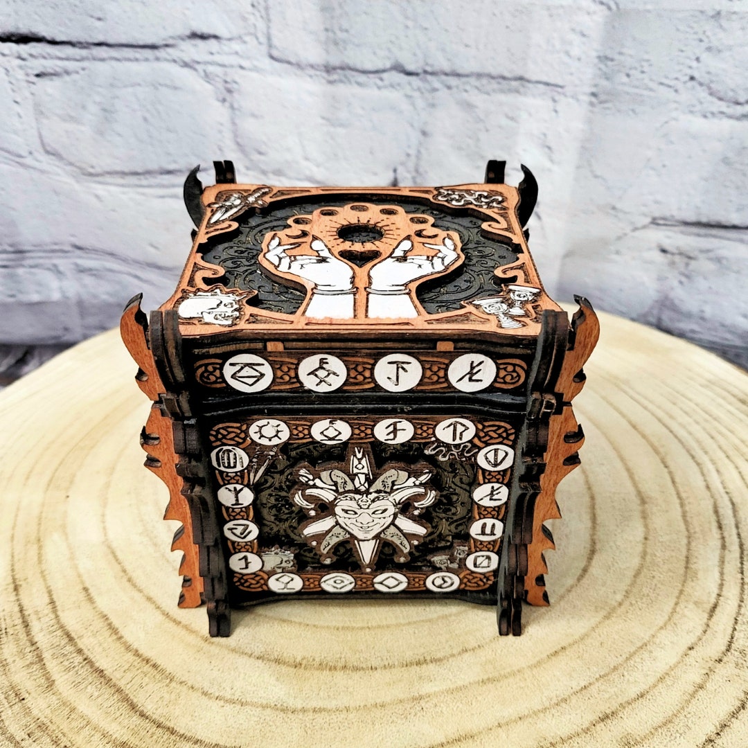 Tarot/pagan Box/card Box - Etsy