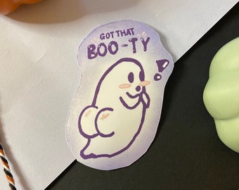 Ghost Booty Sticker - Etsy