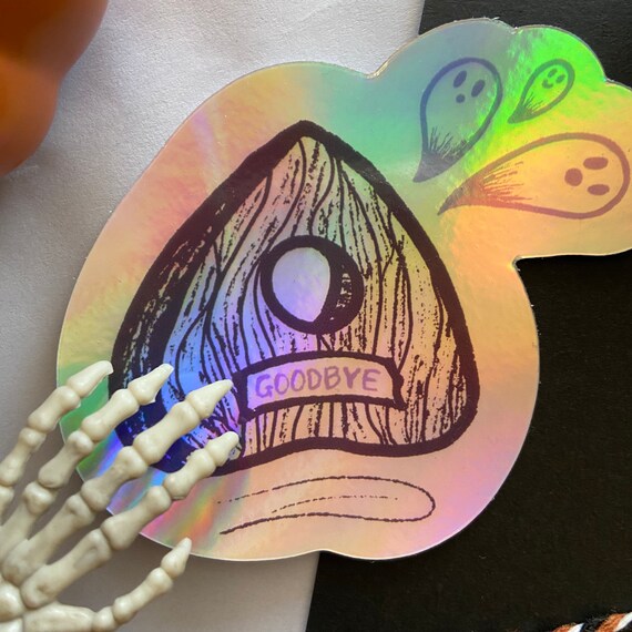 Goodbye ghost ouija planchette board spooky Halloween | Etsy