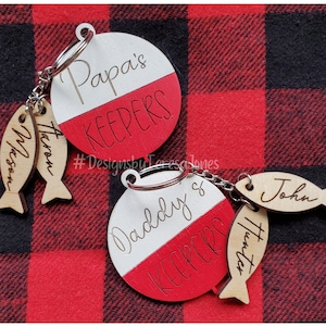 Fishing Bobber Keychain-daddy-grandpa-father's Day-svg Laser File ...