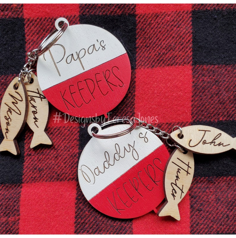Fishing Bobber Keychain-daddy-grandpa-father's Day-svg Laser File ...