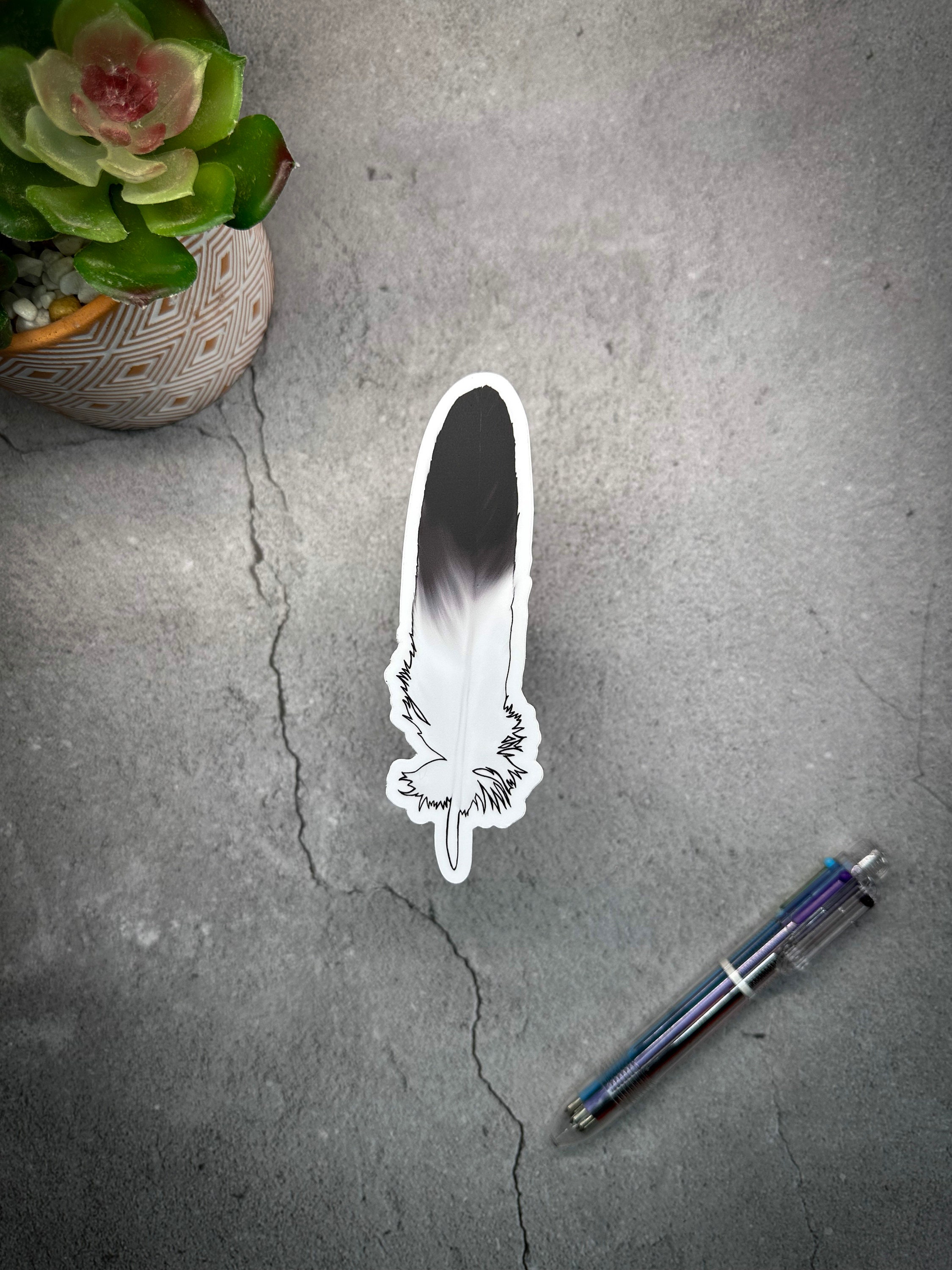 Native American Eagle Feather Sticker - Etsy