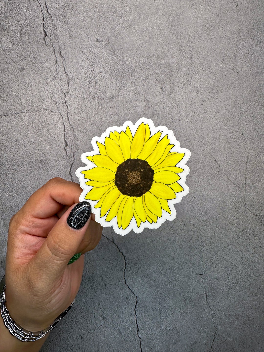 Sunflower Vinyl Sticker Nature-inspired Art for Your Space - Etsy Hong Kong