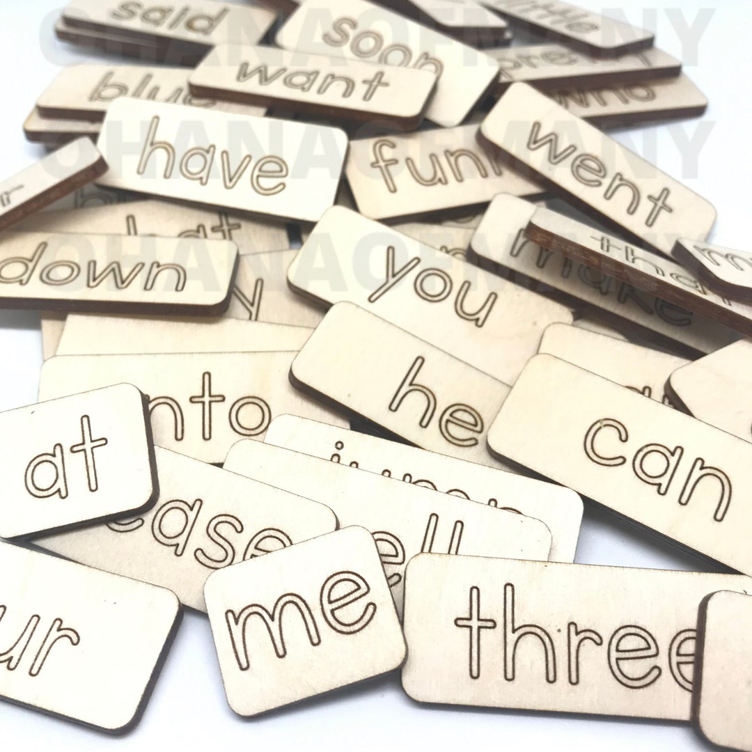Sight Word Tiles SVG Cut File Pre-k Dolch Sight Word - Etsy UK