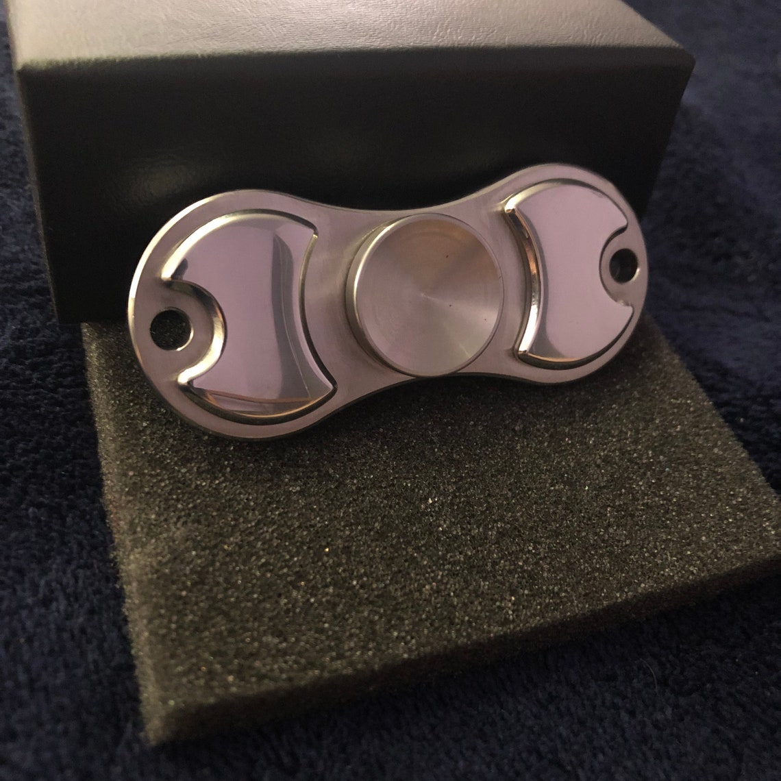 Stainless Steel Fidget Spinner - Etsy