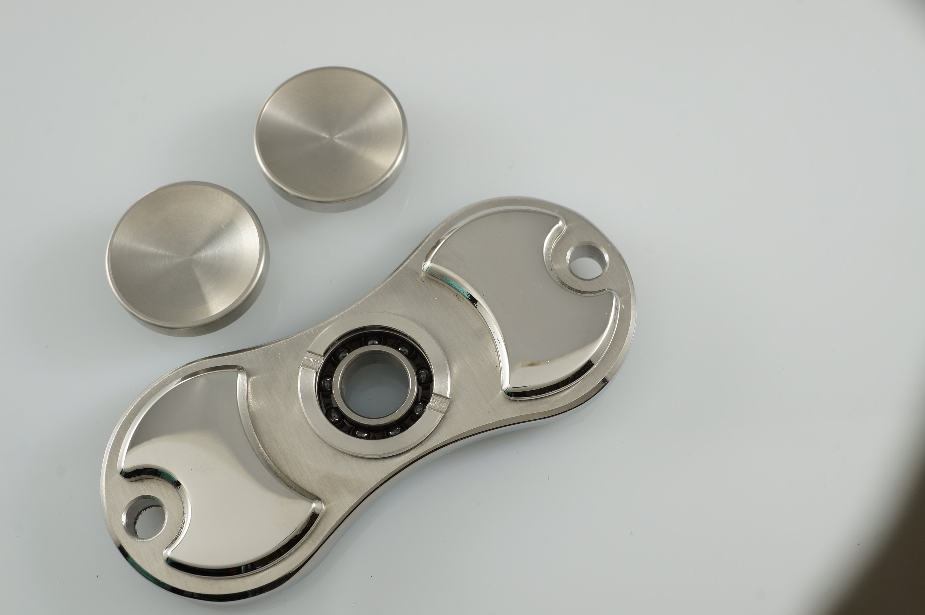 Stainless Steel Fidget Spinner - Etsy