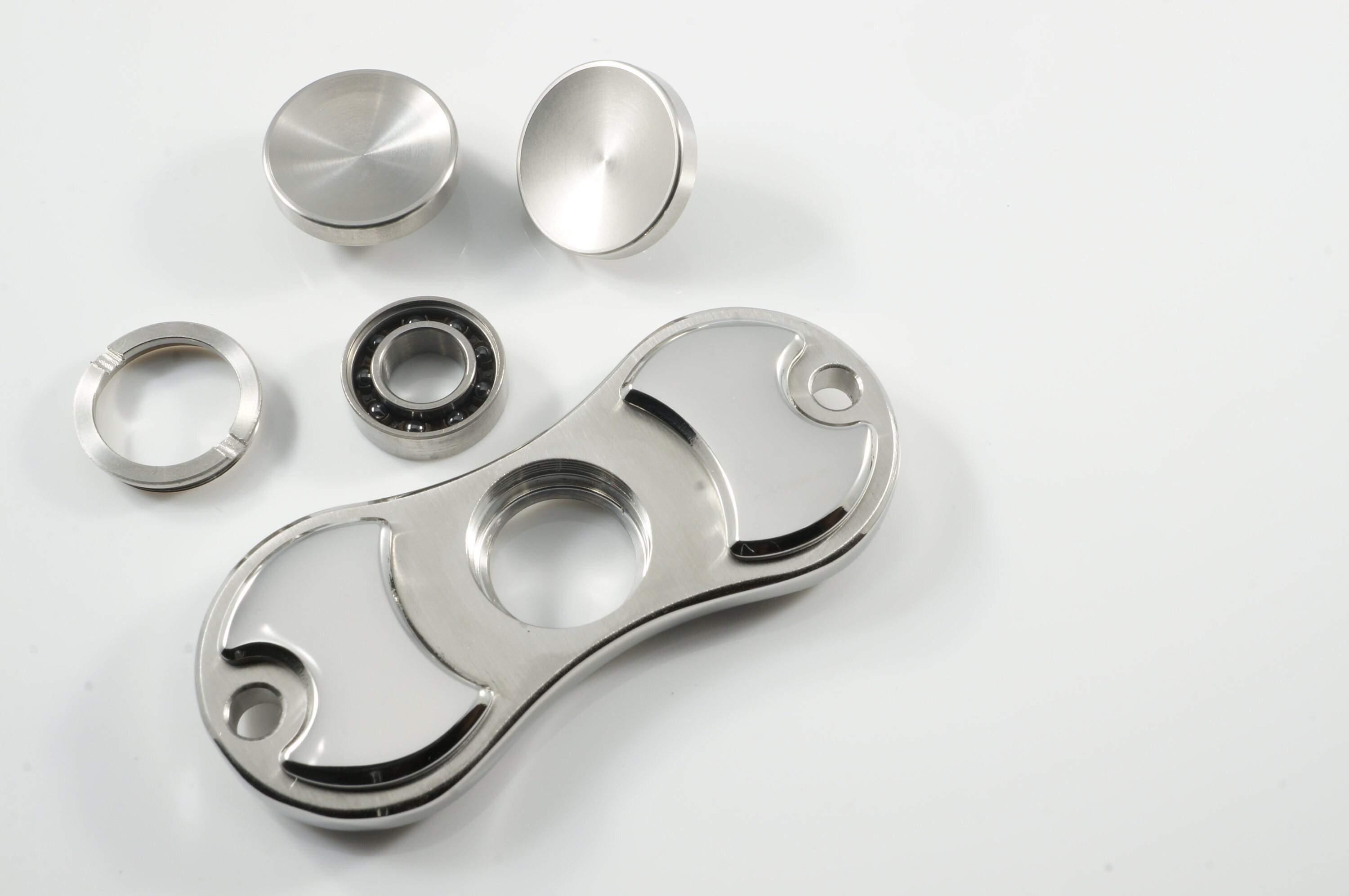 Stainless Steel Fidget Spinner - Etsy