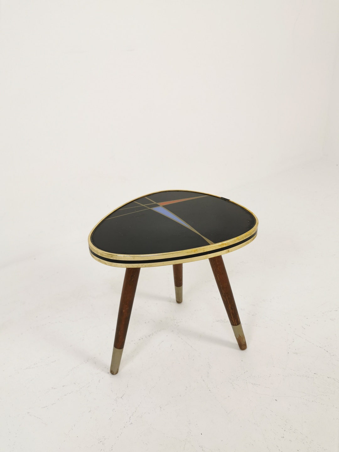 Vintage Flower Stool 50s Flower Stool Rockabilly Design Retro Mid ...