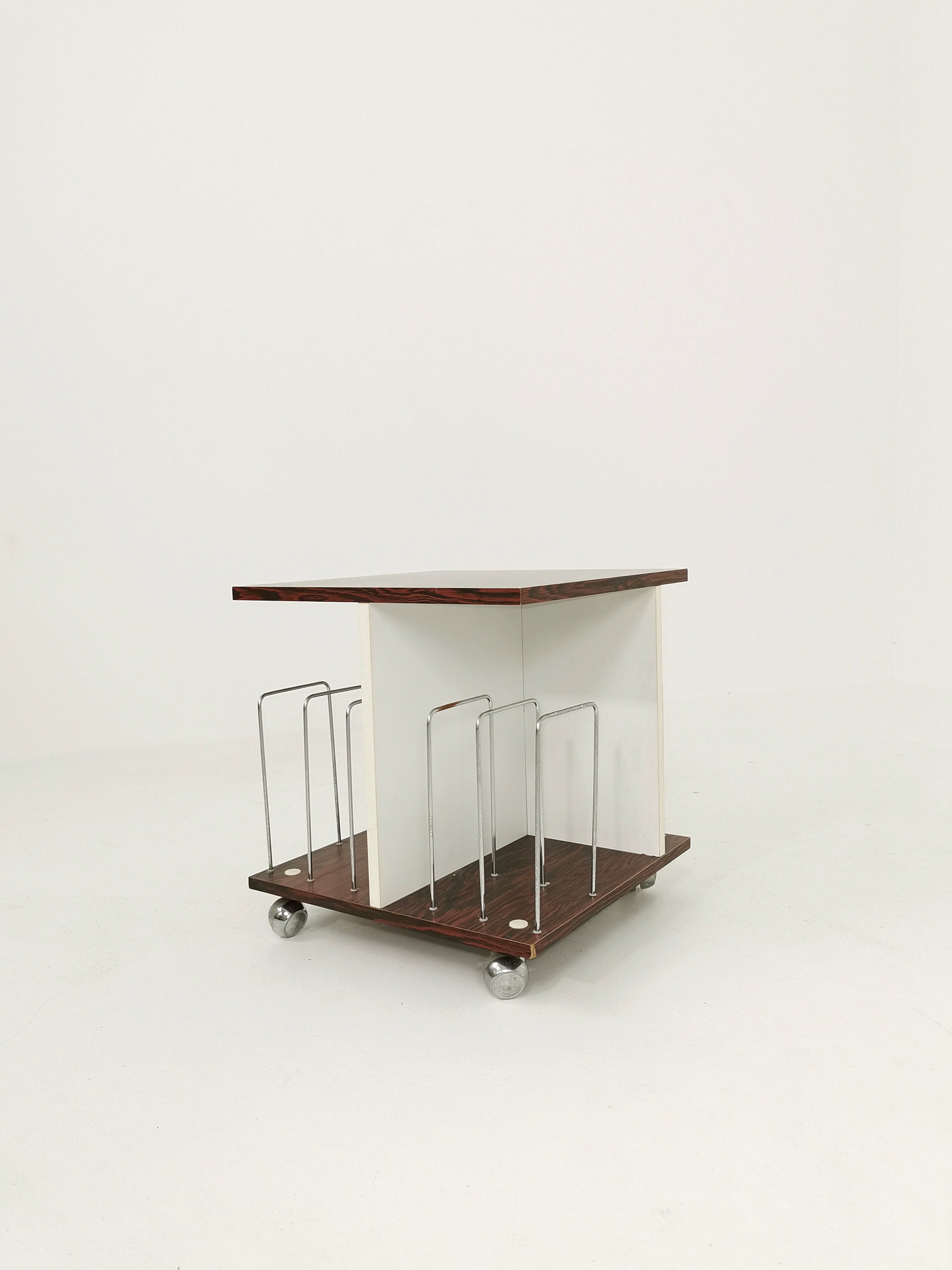 Rare Space Age Trolley With Magazine Rack 1970s - Etsy