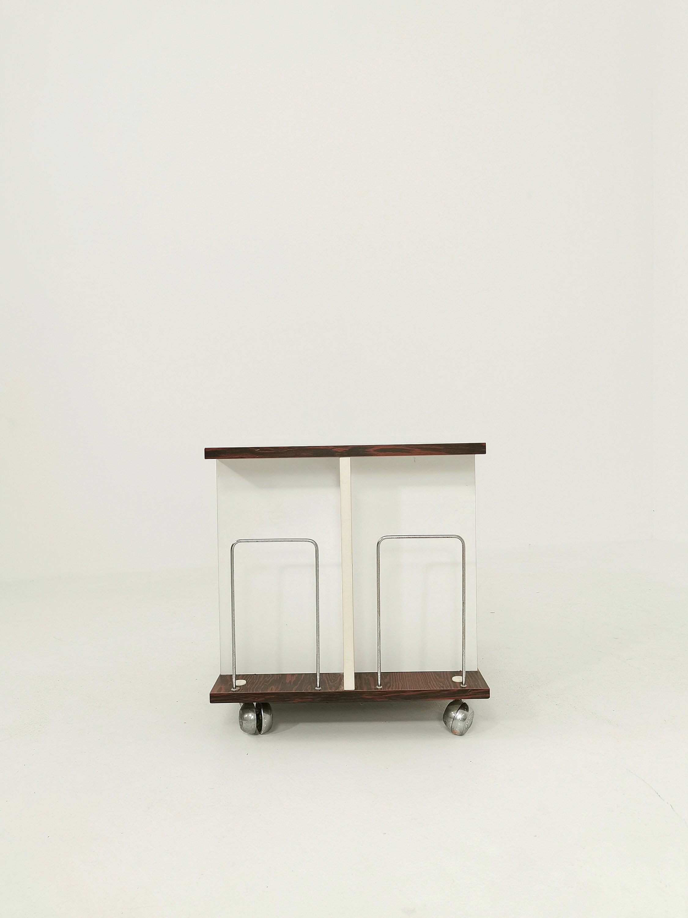 Rare Space Age Trolley With Magazine Rack 1970s - Etsy