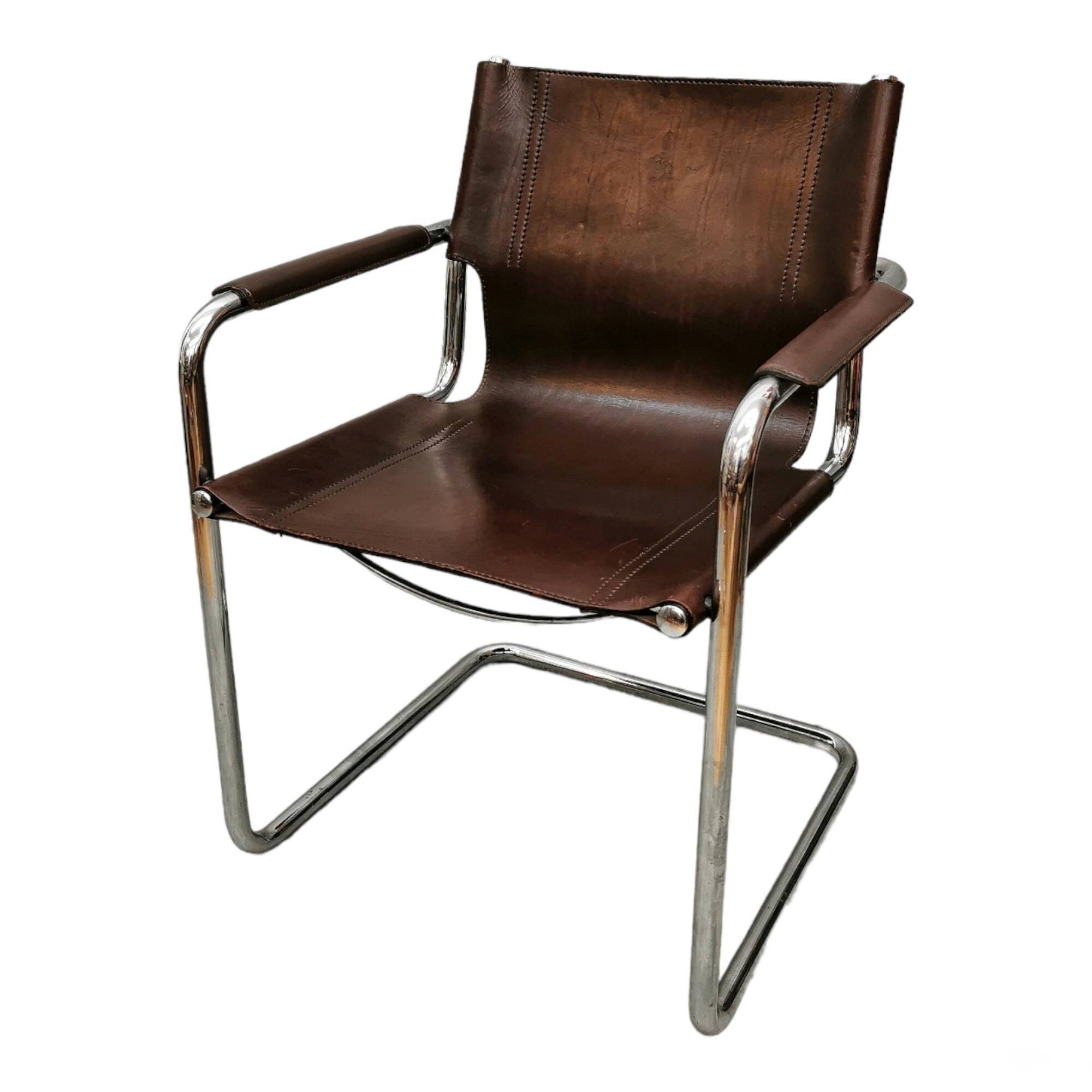 Vintage Original Matteo Grassi Chair Brown 1970s. - Etsy