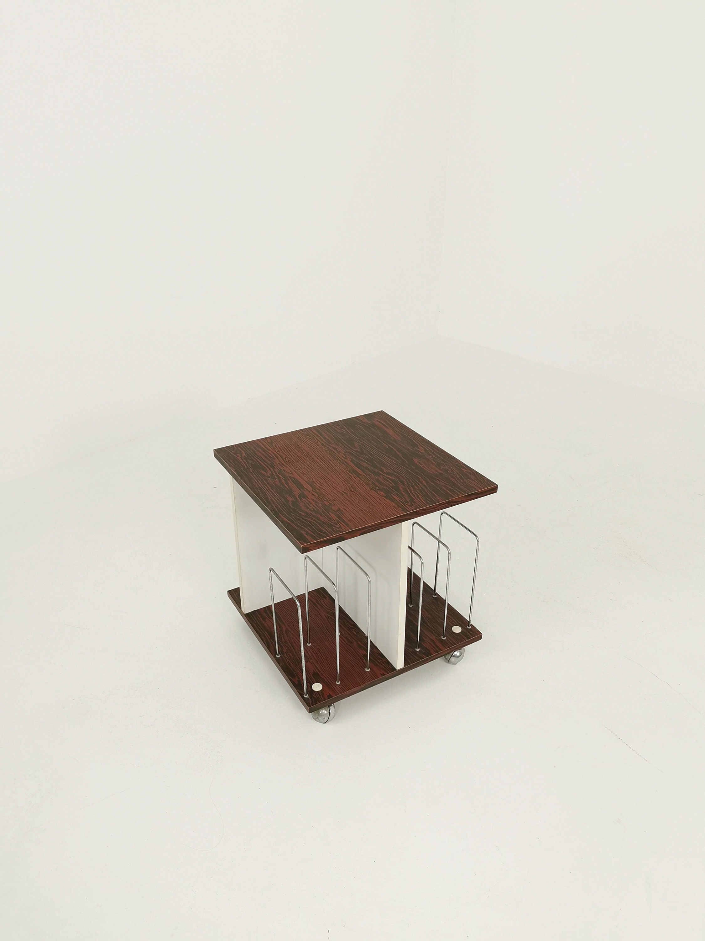 Rare Space Age Trolley With Magazine Rack 1970s - Etsy