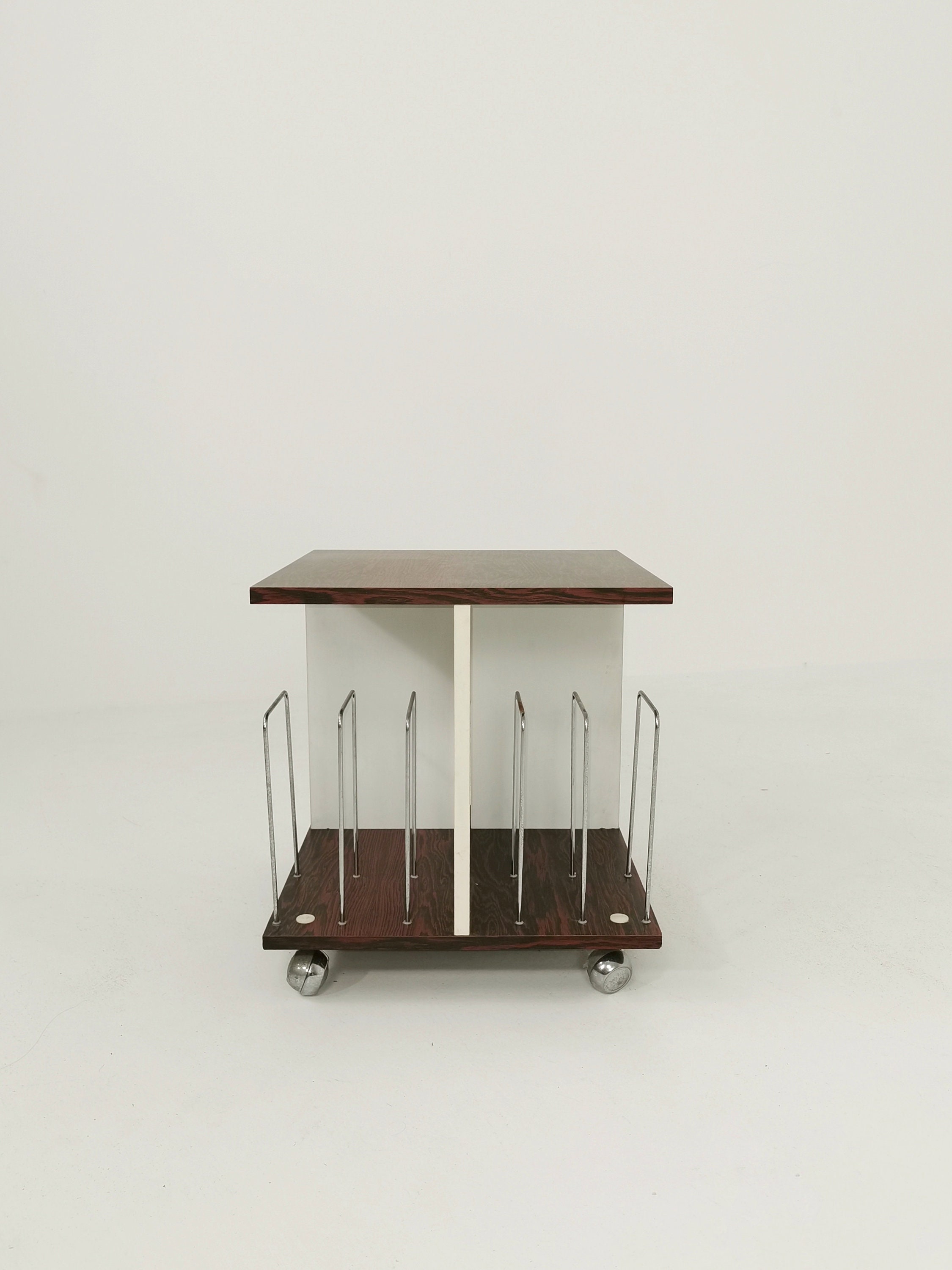 Rare Space Age Trolley With Magazine Rack 1970s - Etsy