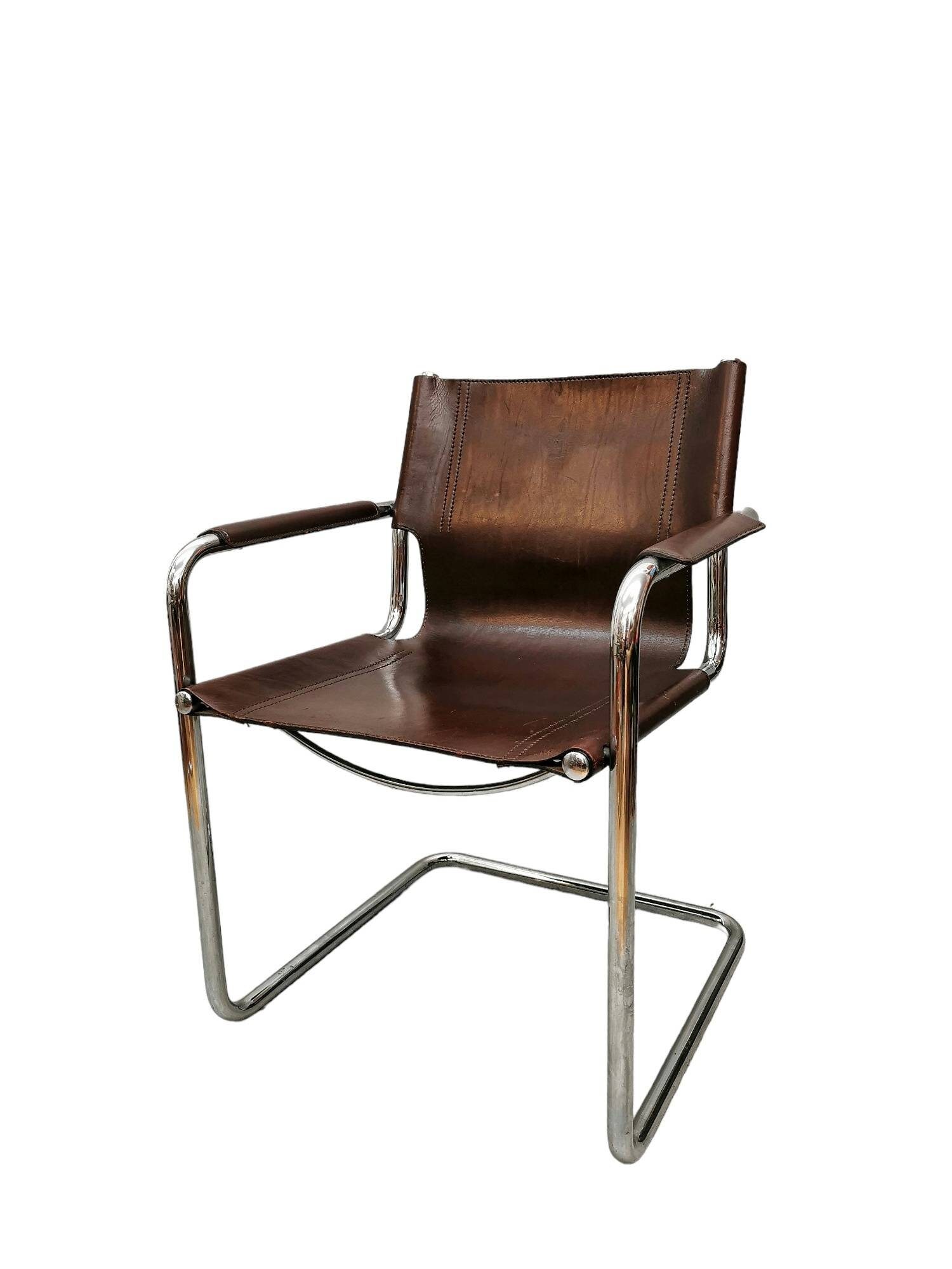 Vintage Original Matteo Grassi Chair Brown 1970s. - Etsy