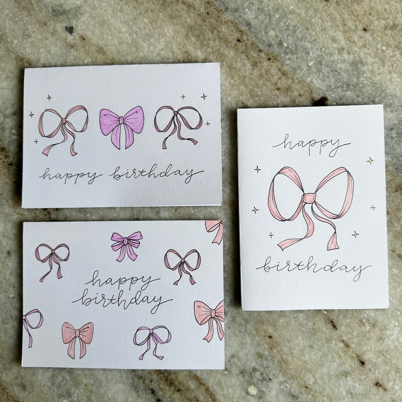 Hand Drawn Notecards - Etsy