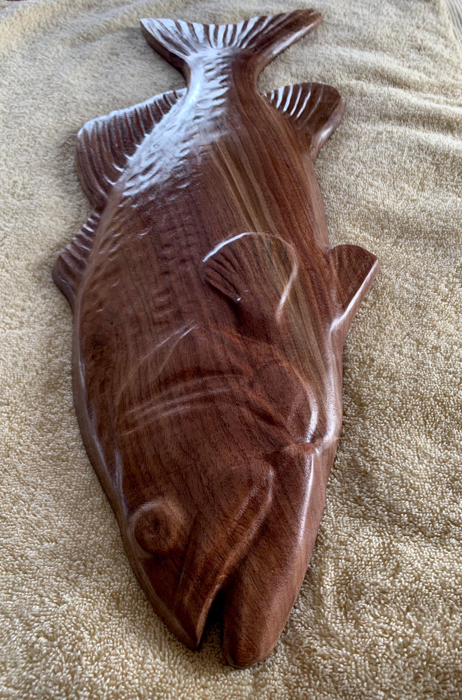 Fish Decor Wood Carving Wood Carving Wall ArtWood Carving | Etsy