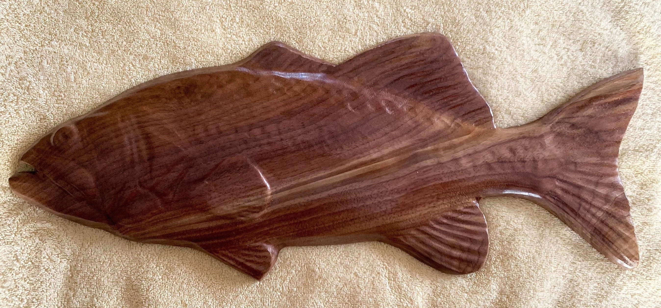 Fish Decor Wood Carving Wood Carving Wall ArtWood Carving | Etsy