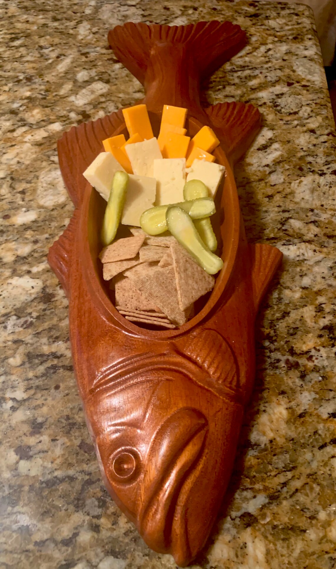 Fish Wood Carving/largemouth Bass/ Serving Platter/wood Carving,wood ...