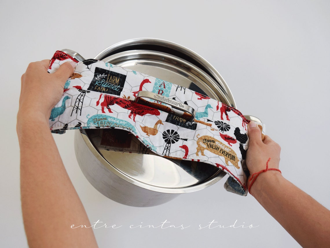 Long Fabric Pot Holder - Etsy