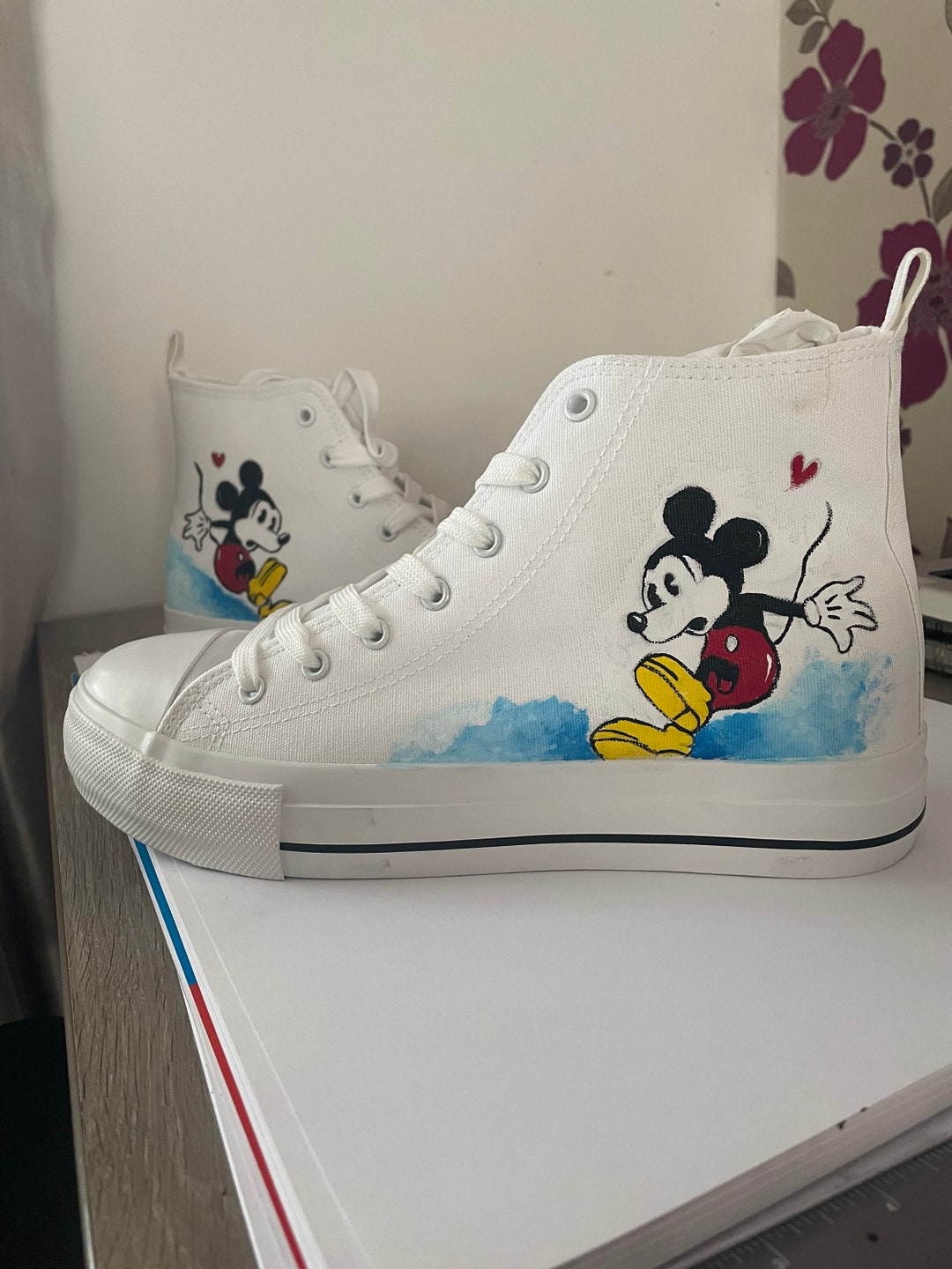 Disney Custom Trainers Mickey - Etsy