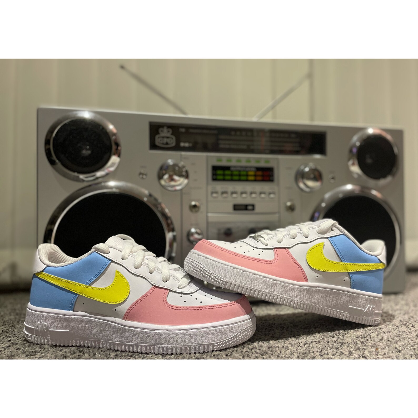 Air Force 1 Multi Coloured - Etsy