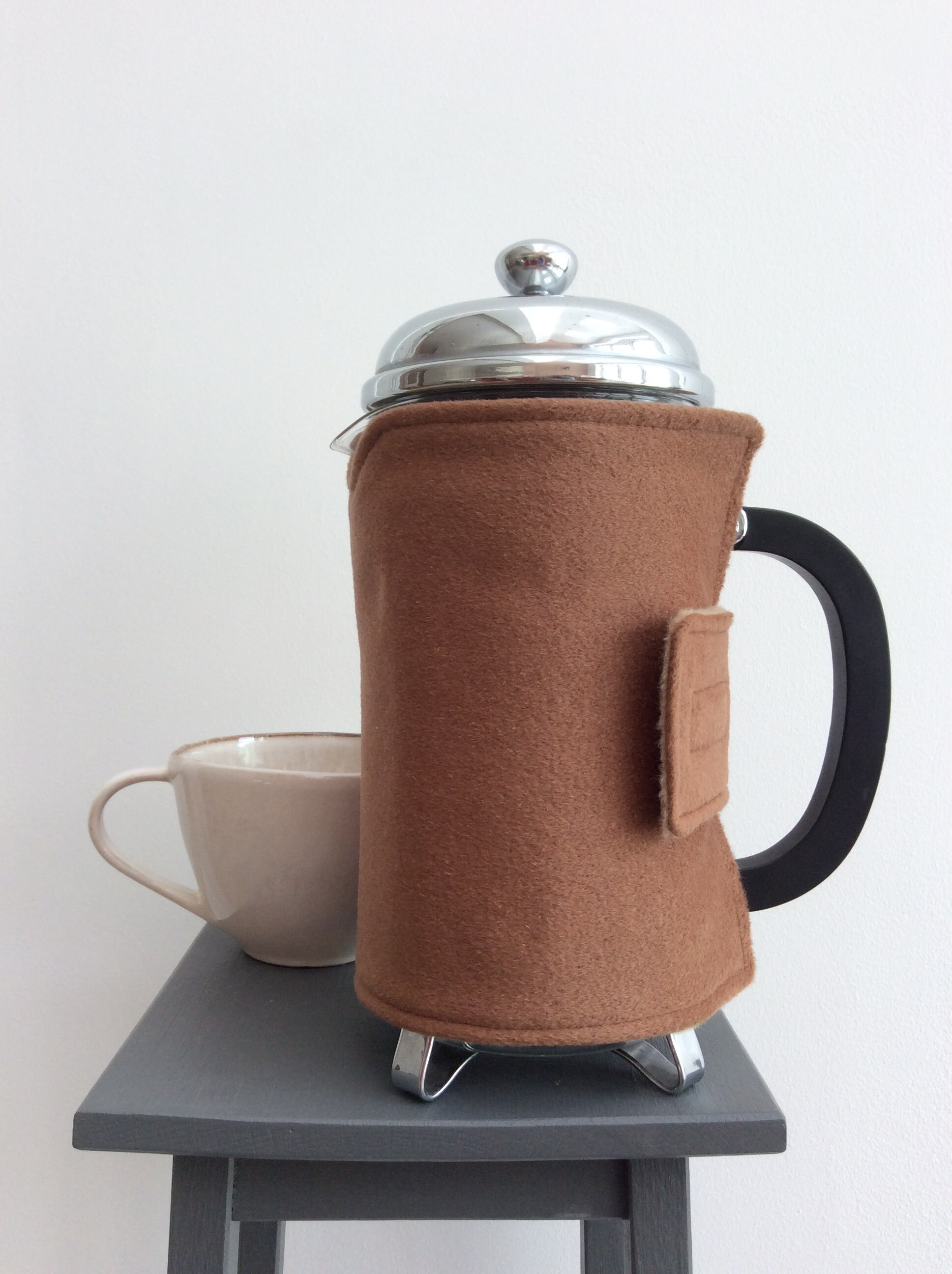 Cafetiere Cashmere Wrap French Press Cosy Coffee Jug Cover - Etsy UK