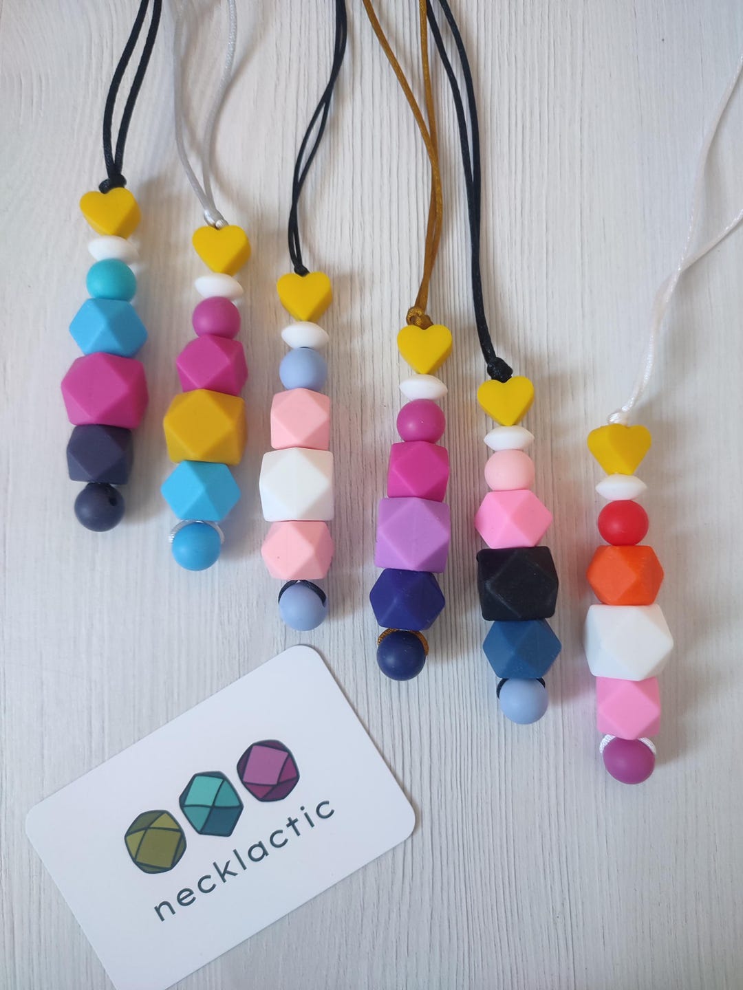 Polyamous V6 Pride-dulum - Breastfeeding Necklace - Silicone Necklace ...