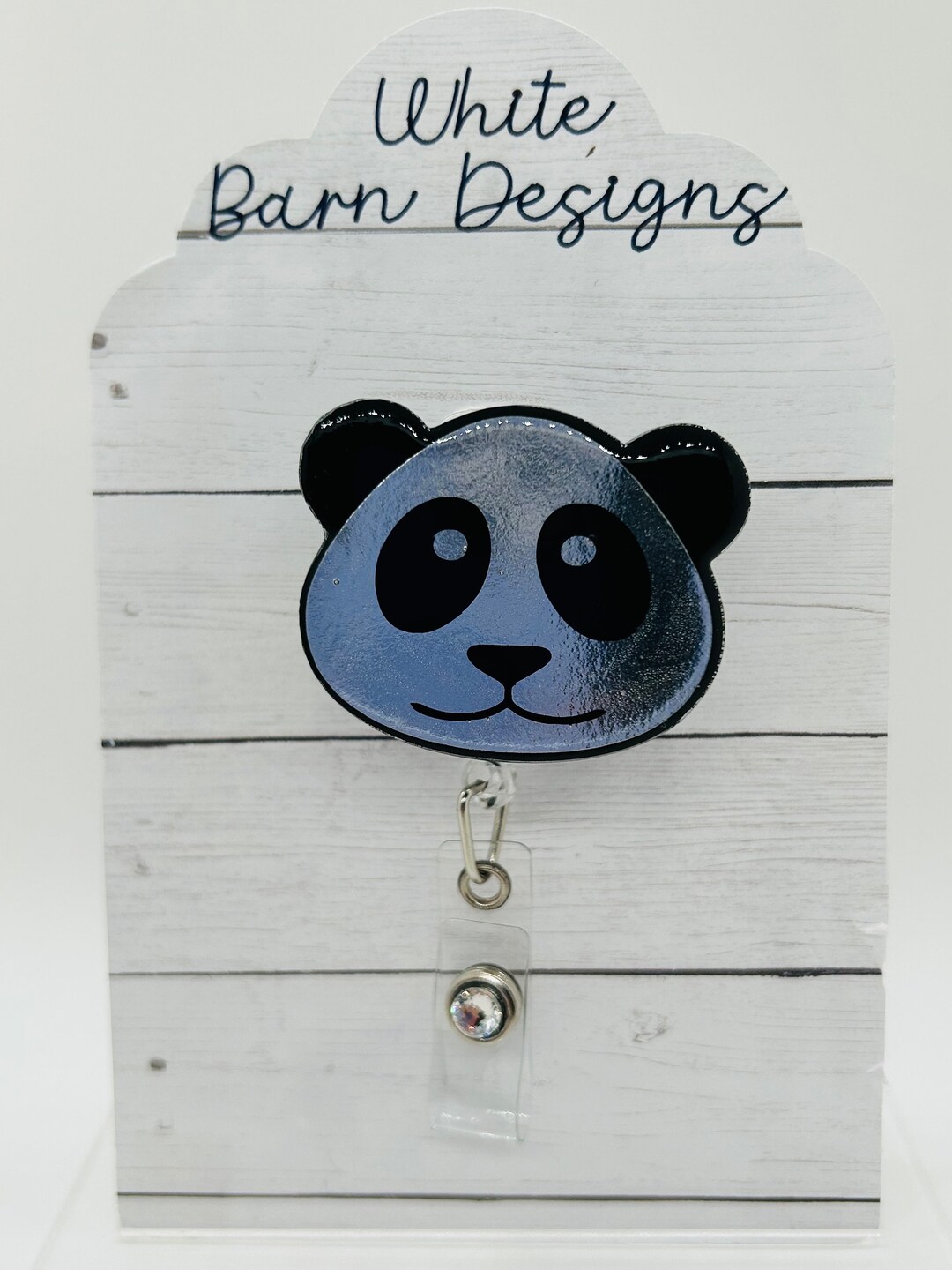 Panda Badge Reel; Zoo Animals; Acrylic Badge Reel; Nurse Badge; Rn ...