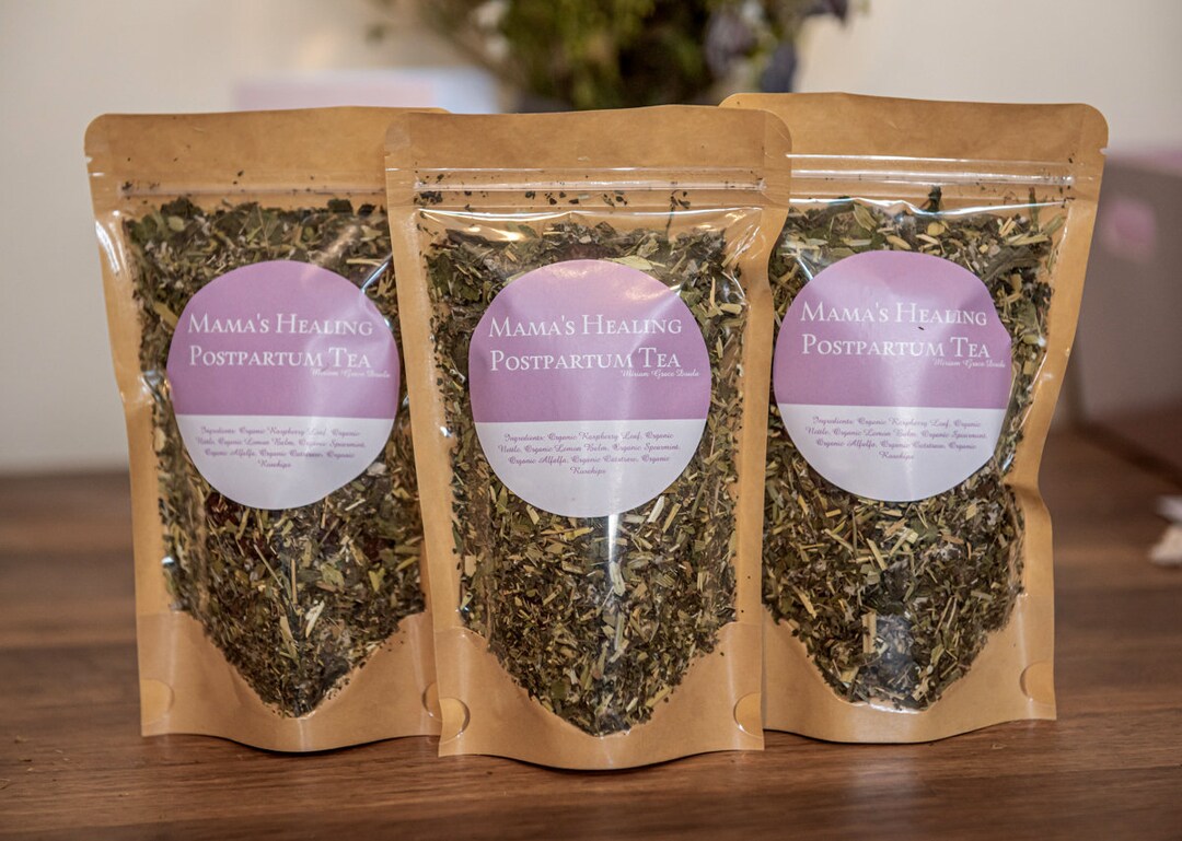 Postpartum/postnatal Organic Healing Tea - Etsy