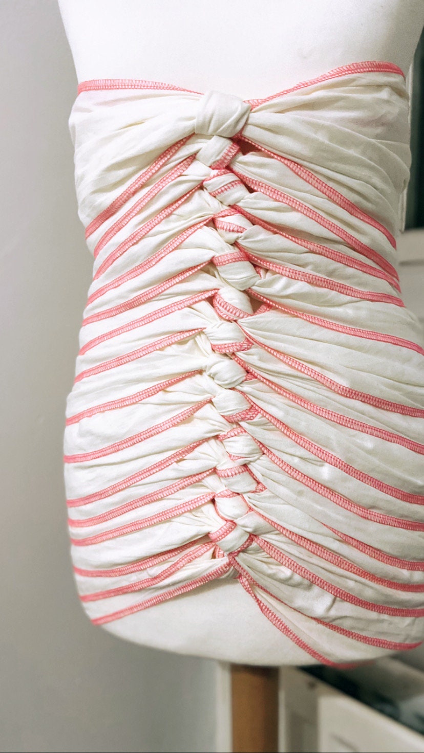 Natural Belly Bind With Pink Finished Edges - *UK Seller* - Etsy